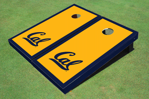 University of California Berkeley Yellow Matching Border Cornhole ...