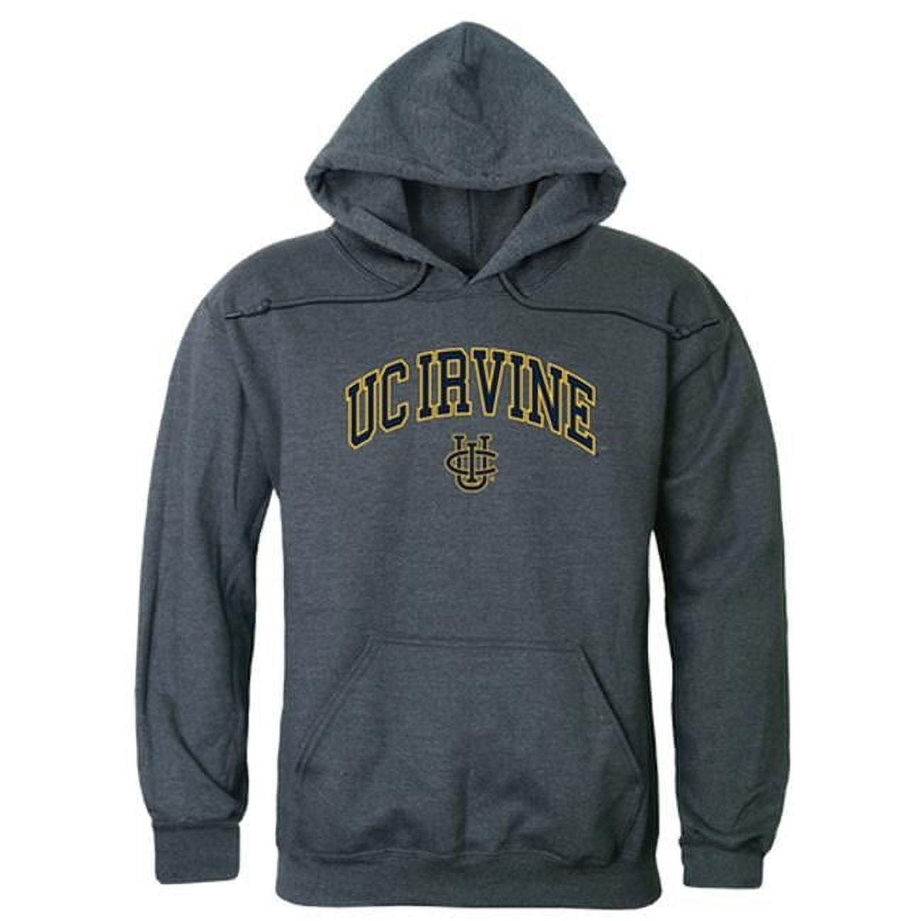 University of California, Irvine Men Campus Hoodie, Heather Charcoal ...