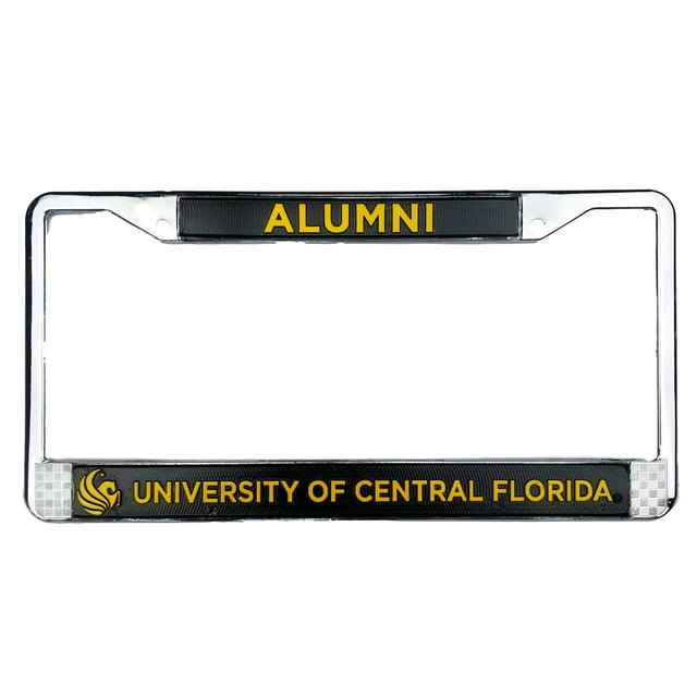 Automotive Advertising Associates UCF Alumni Chrome Metal License Plate ...