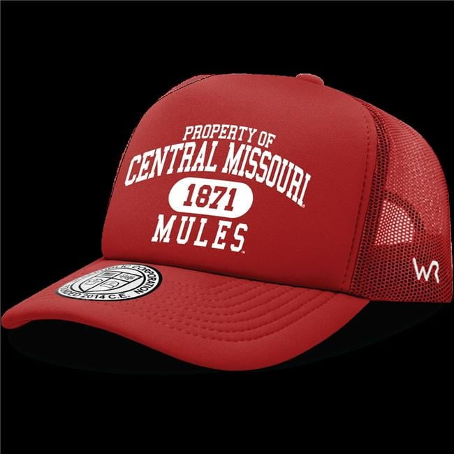 University of Central Missouri Mules Property College Cap Hat - Red ...