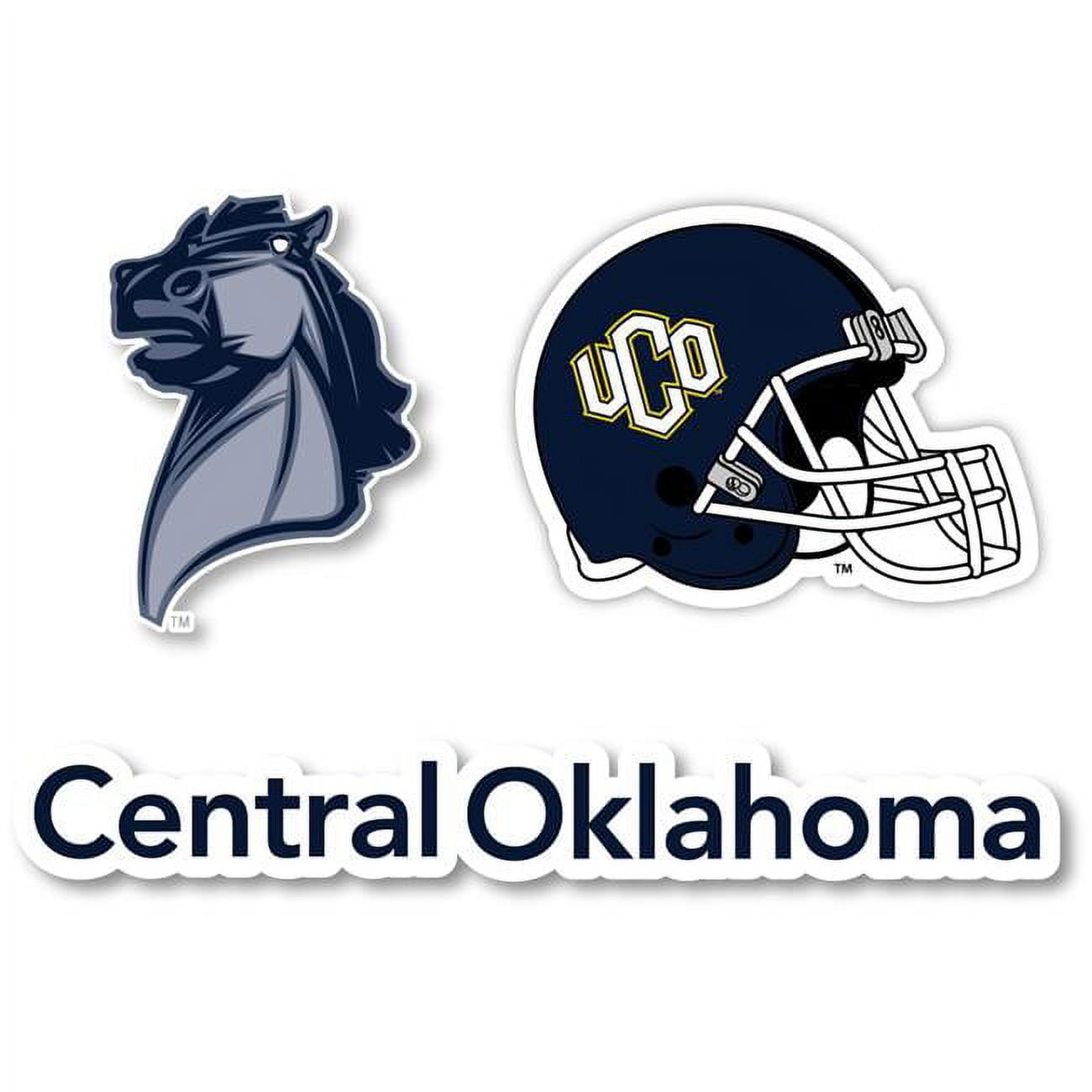 University of Central Oklahoma Bronchos Vinyl Decal Sticker, 4 in ...