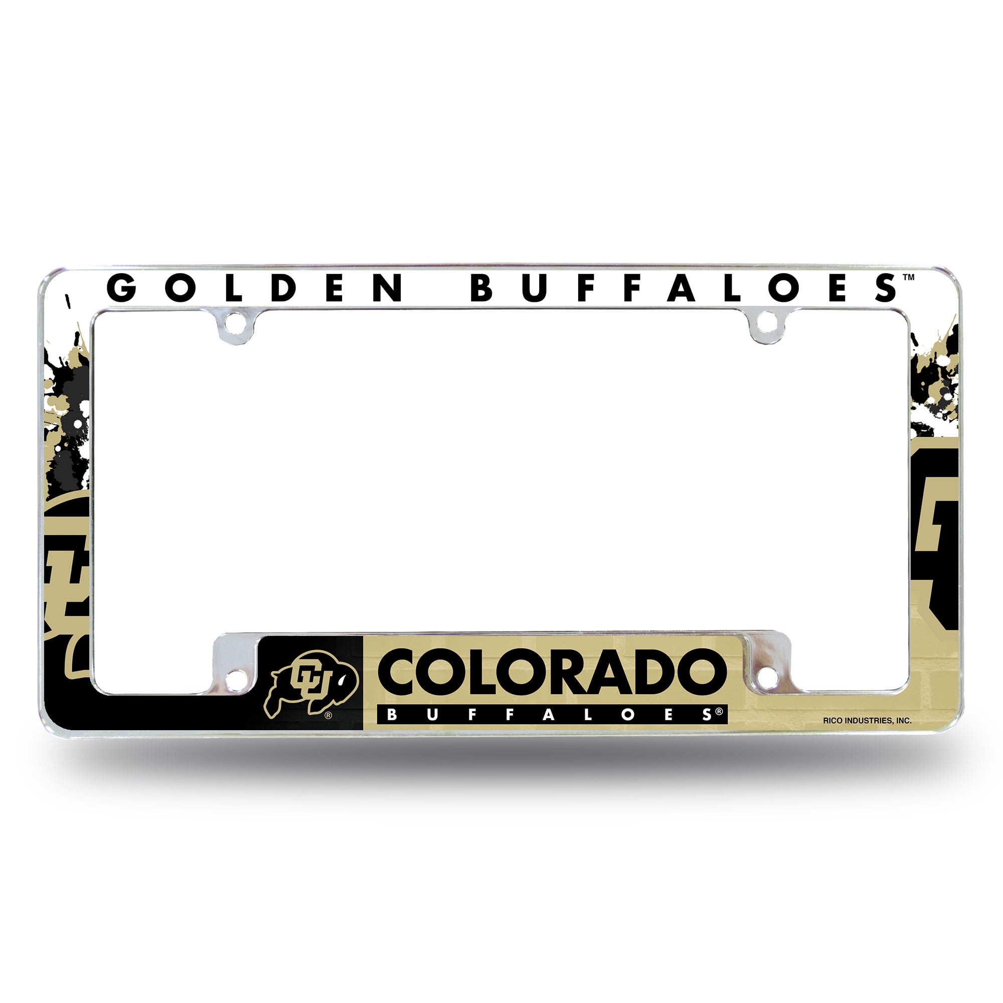 University of Colorado Buffaloes Metal License Plate Frame Metal Tag ...