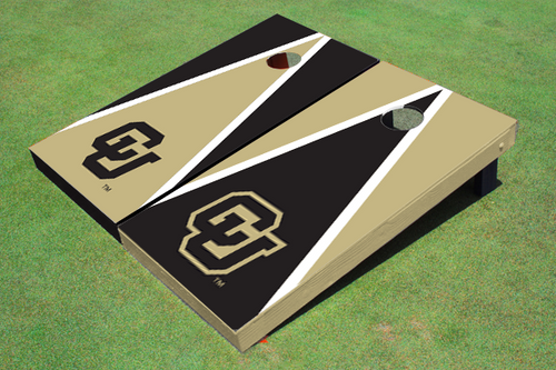 University of Colorado "CU" Alternating Triangle Cornhole Boards ...