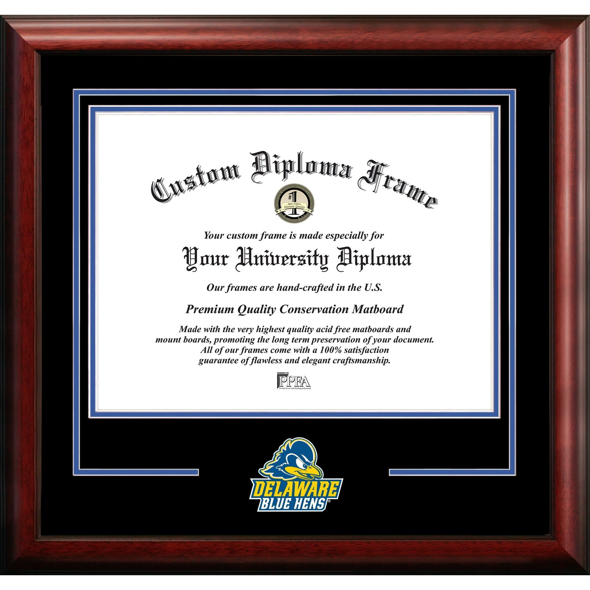 University Frames University of Delaware 16 w x 12h Spirit Diploma ...