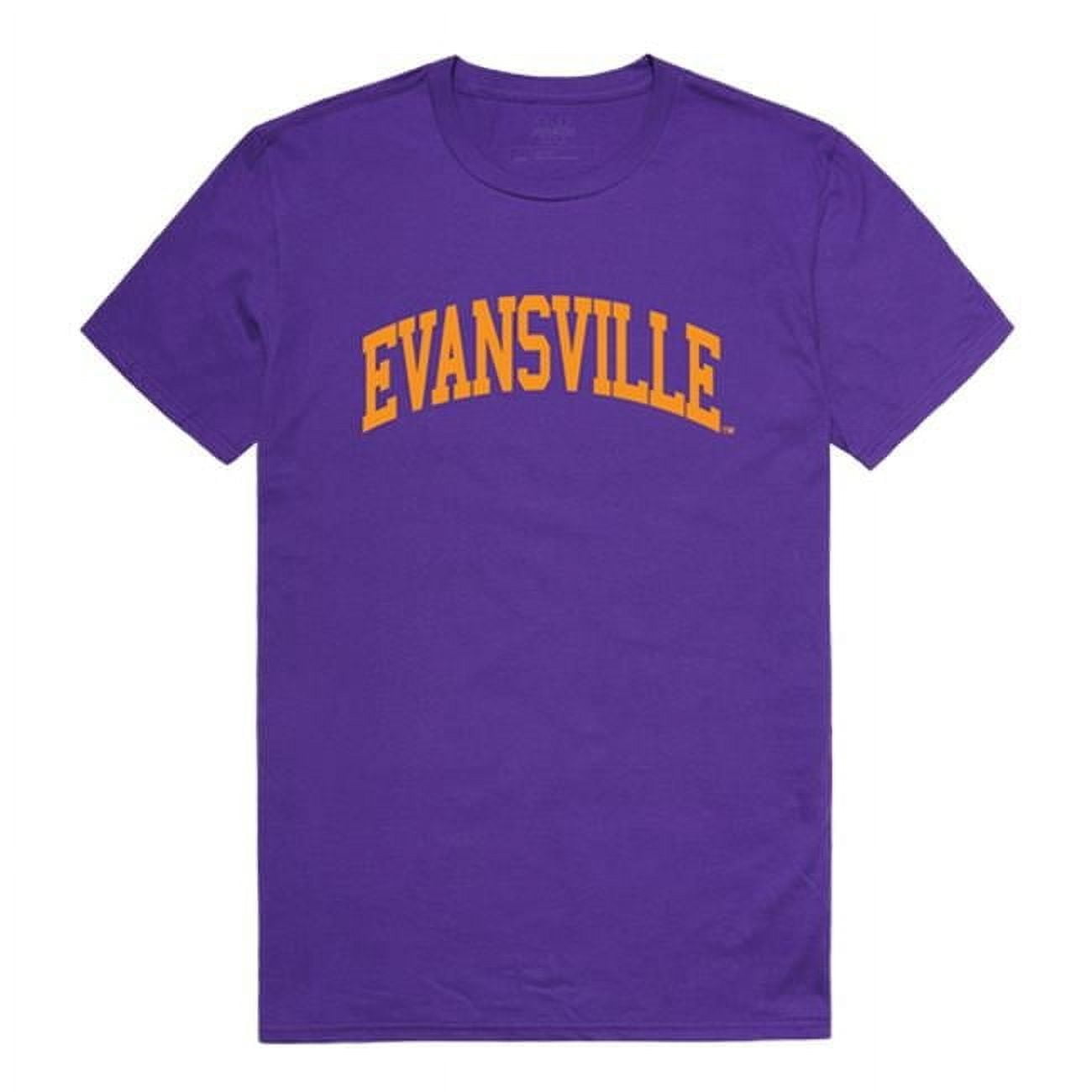 University of Evansville College T-Shirt, Purple - Extra Large ...
