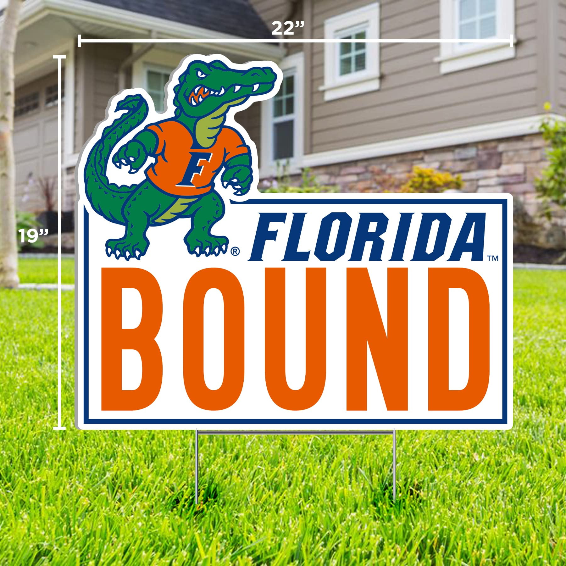 University of Florida Bound Lawn Sign (Officially Licensed) - Walmart.com