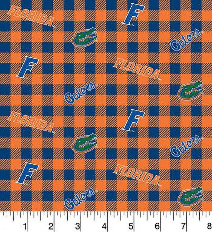 University of Florida Cotton Fabric-Sold by the Yard-Buffalo Plaid ...