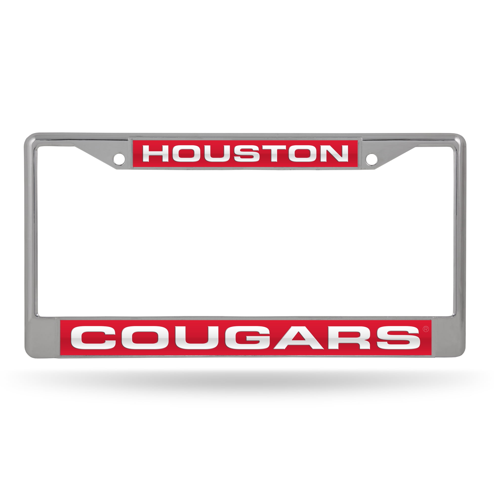 University of Houston Cougars Chrome Metal Laser Cut License Plate ...