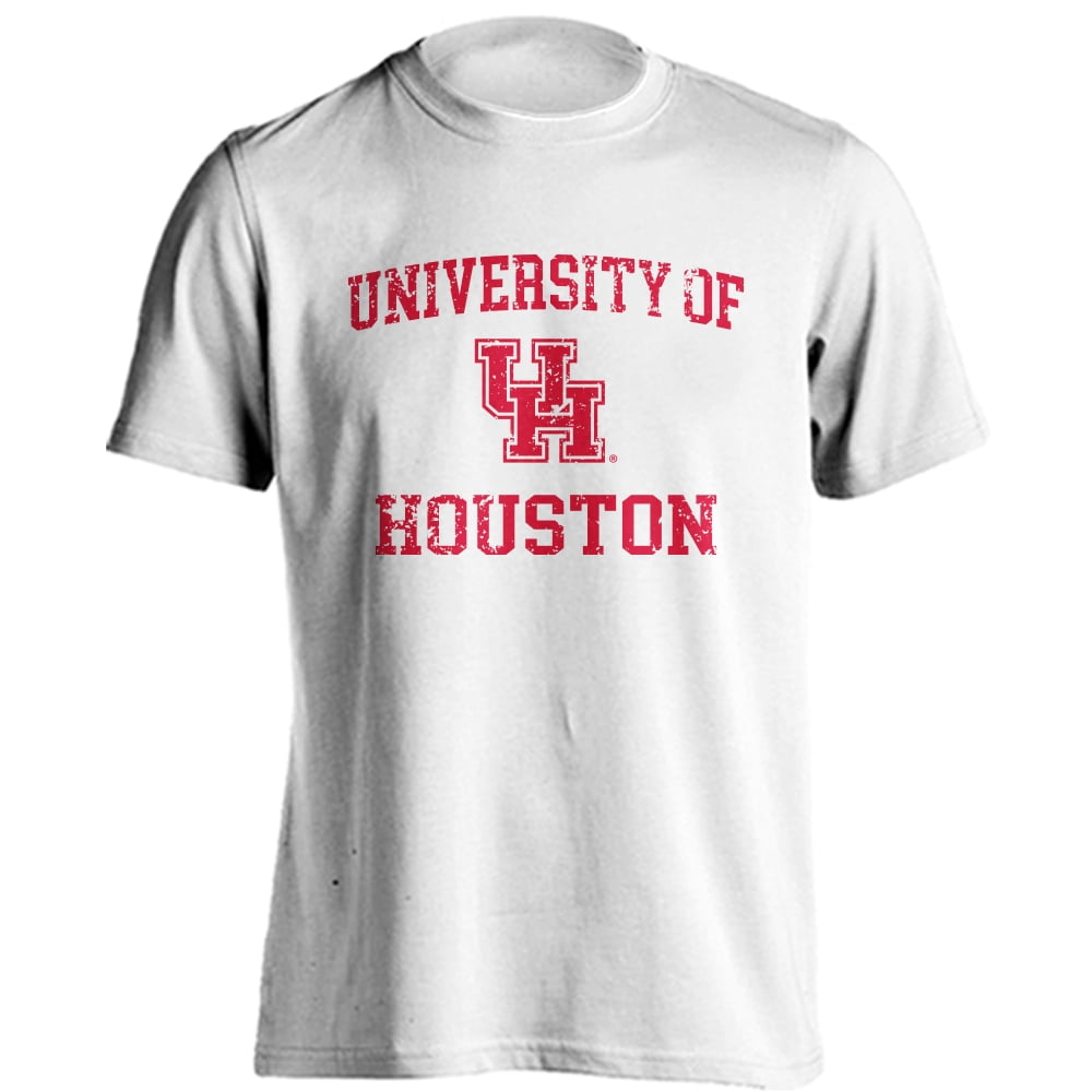 University of Houston Cougars HU Distressed Retro Short Sleeve T-Shirt ...