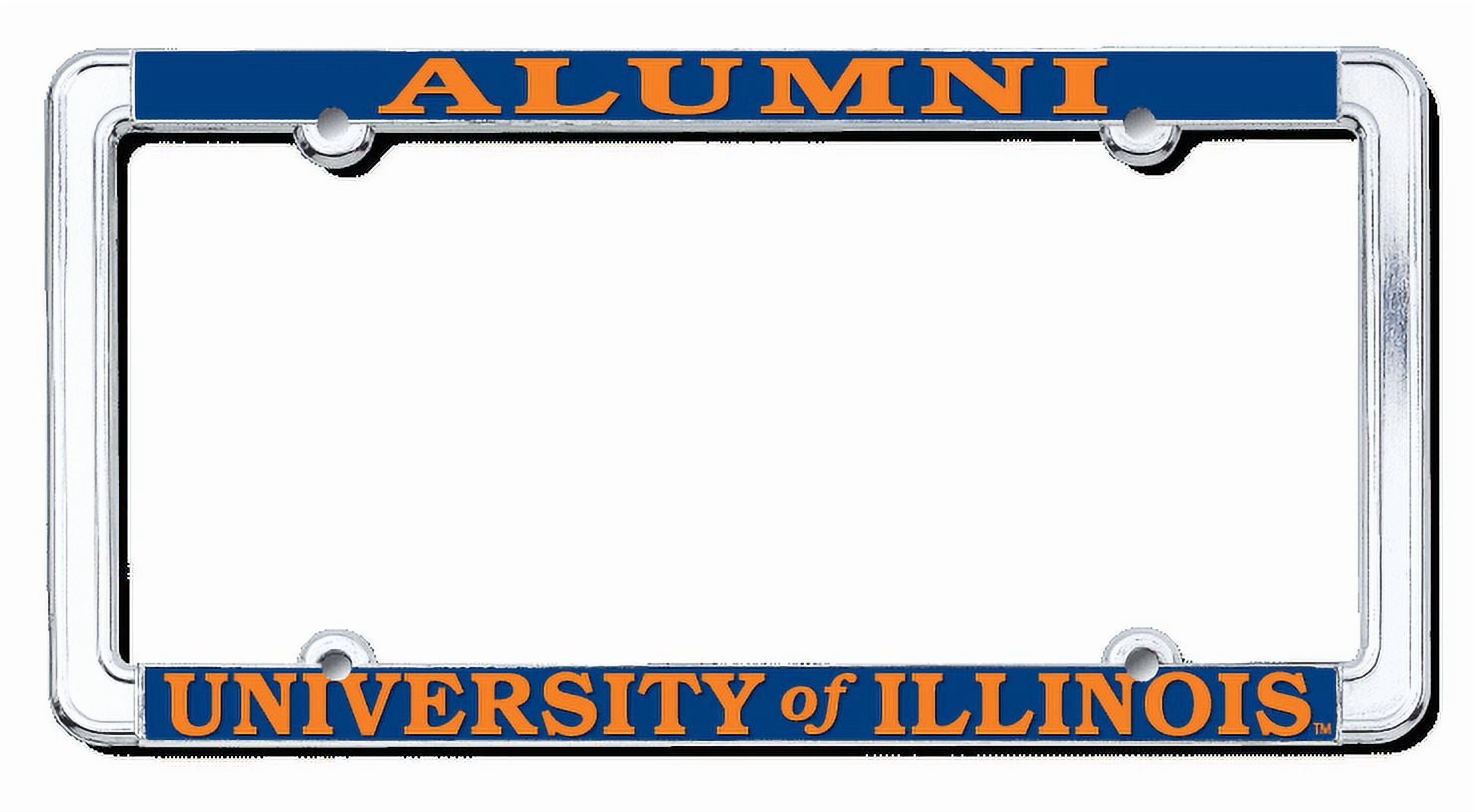 University of Illinois Alumni Metal License Plate Frame - Walmart.com