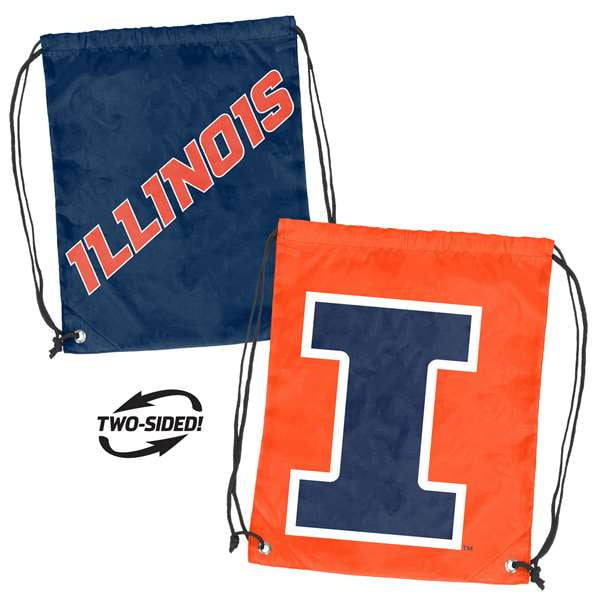 University of Illinois Fighting Illinni Doubleheader Draw String Backsack - Walmart.com