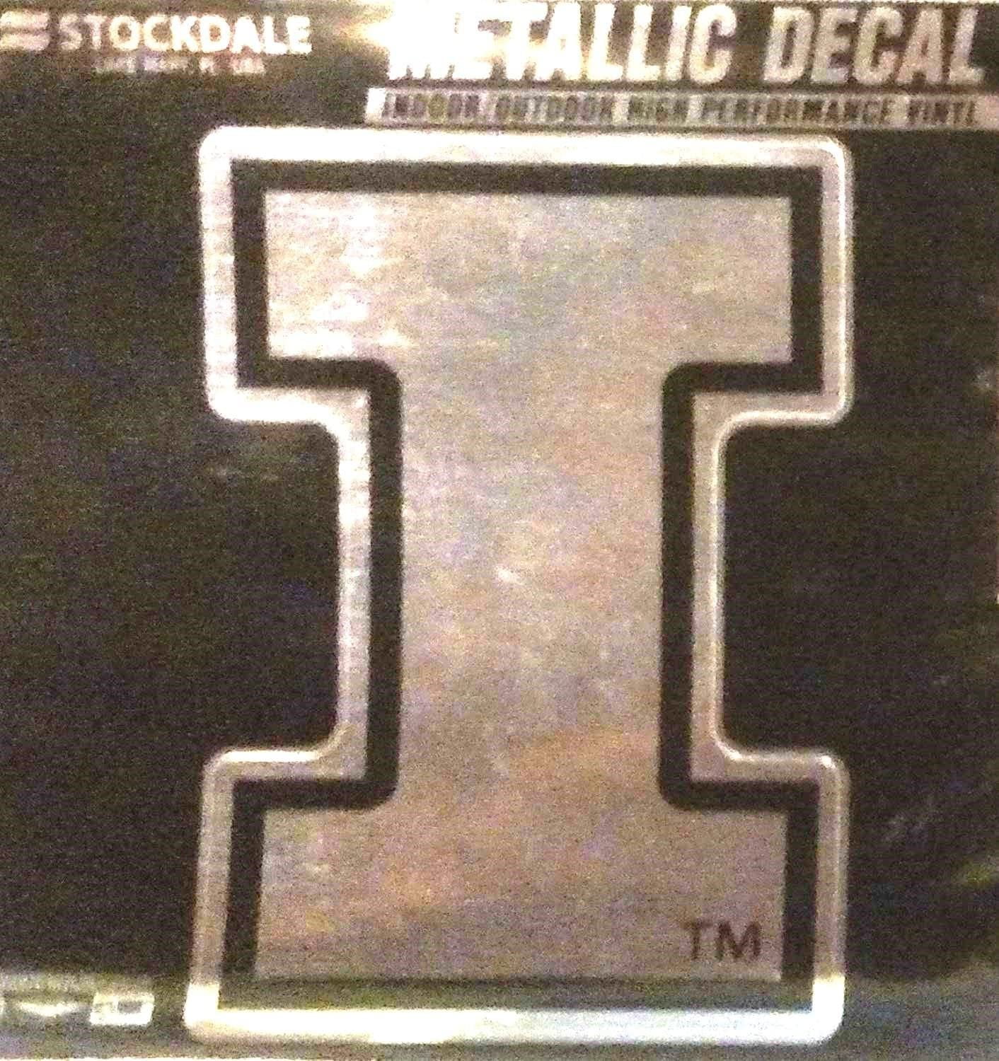 University of Illinois Illini 12 Inch Decal Sticker, Single Logo ...