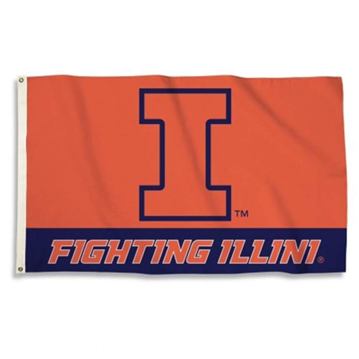 University of Illinois Illini Premium 3x5 Feet Flag Banner, Script Logo ...