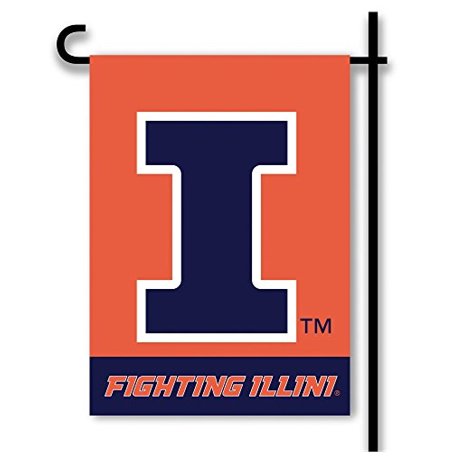 University of Illinois Illini Premium Garden Flag Banner, Double Sided ...