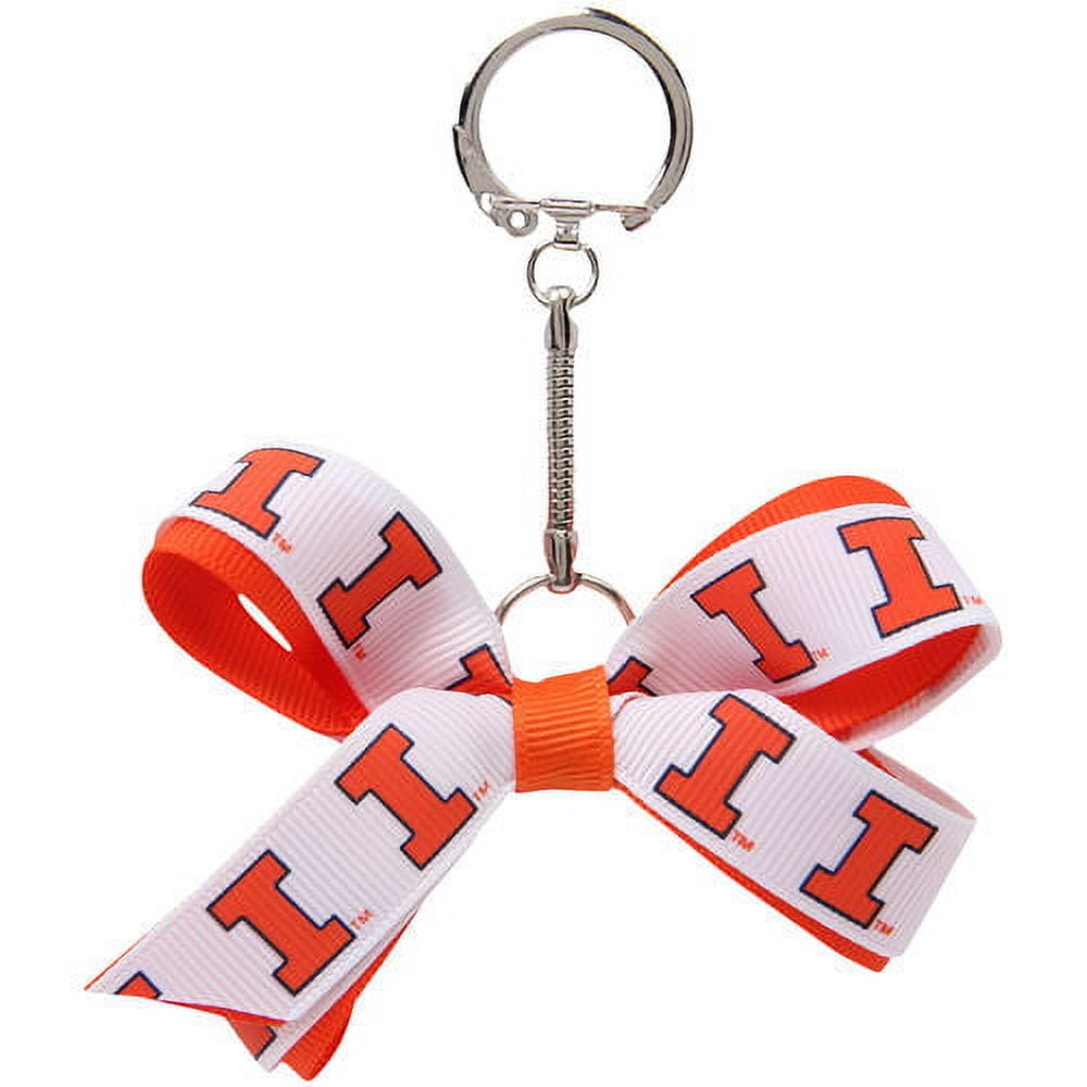 University of Illinois Mini Bow Keychain - Walmart.com