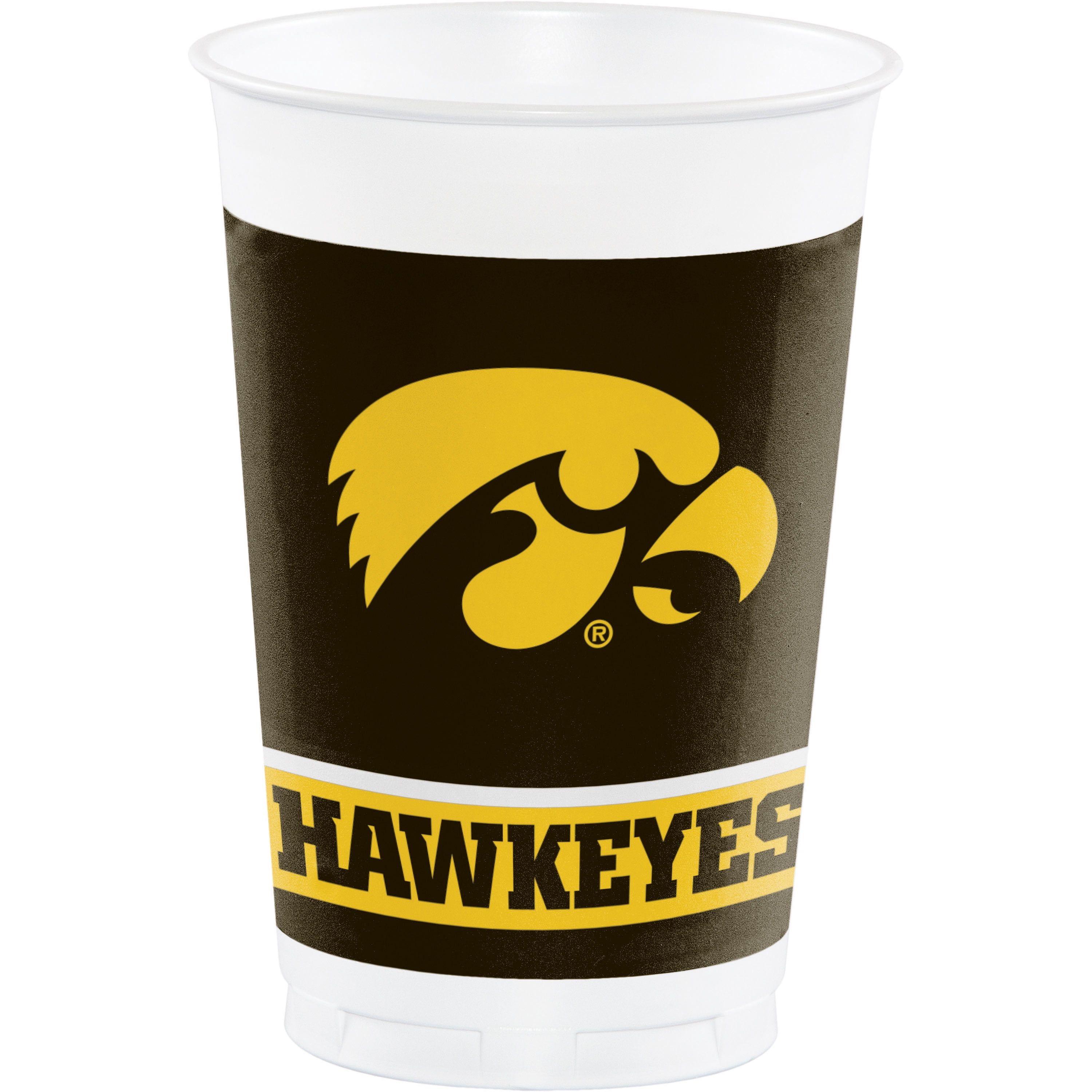 University of Iowa 20 oz Plastic Cups 24 Count for 24 Guests - Walmart.com
