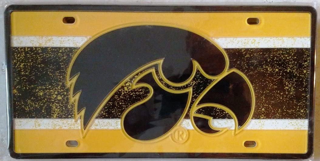 University of Iowa Hawkeyes Premium Laser Cut Tag License Plate ...