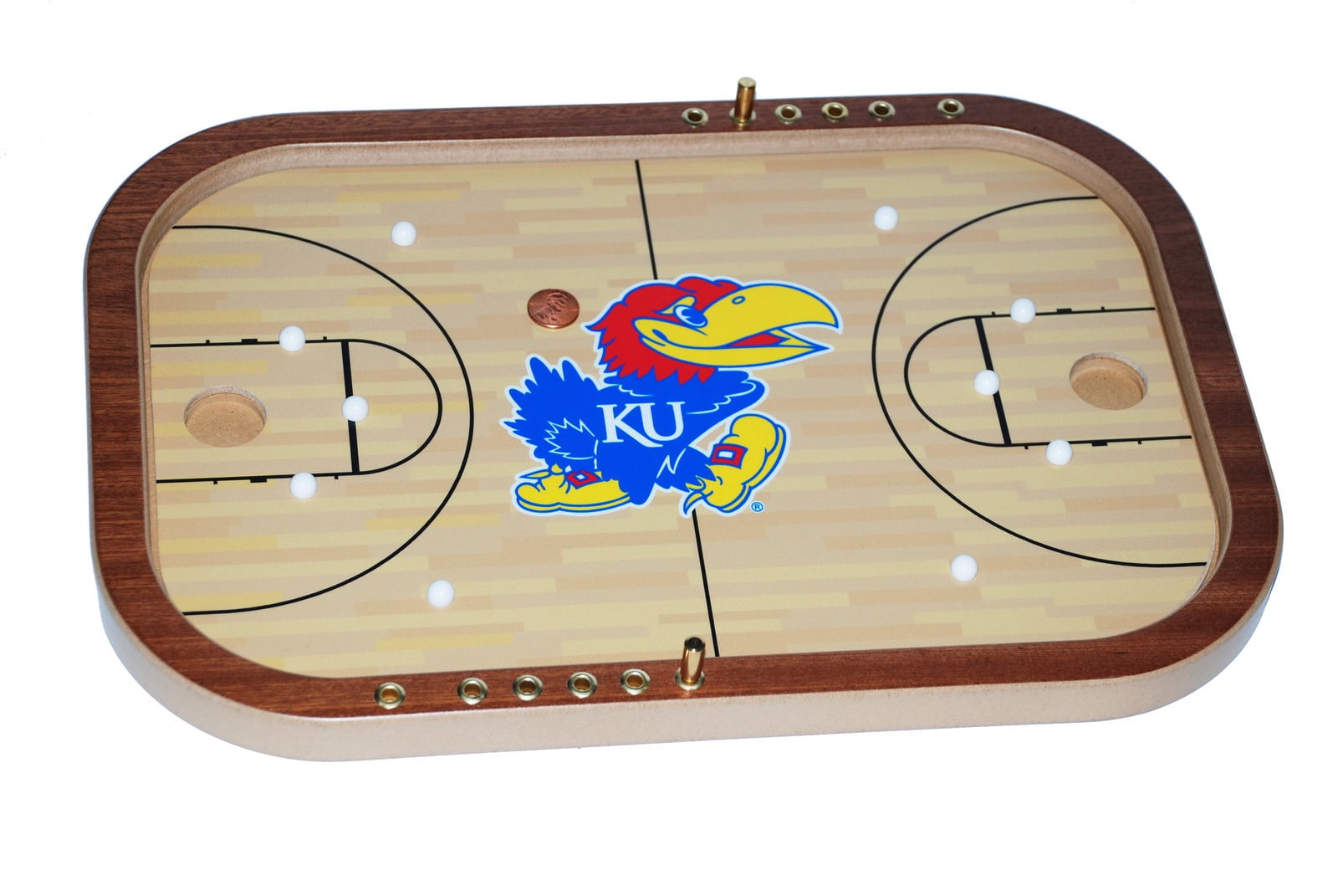 University of Kansas Jayhawks Handcrafted Penny Basketball Board Game ...