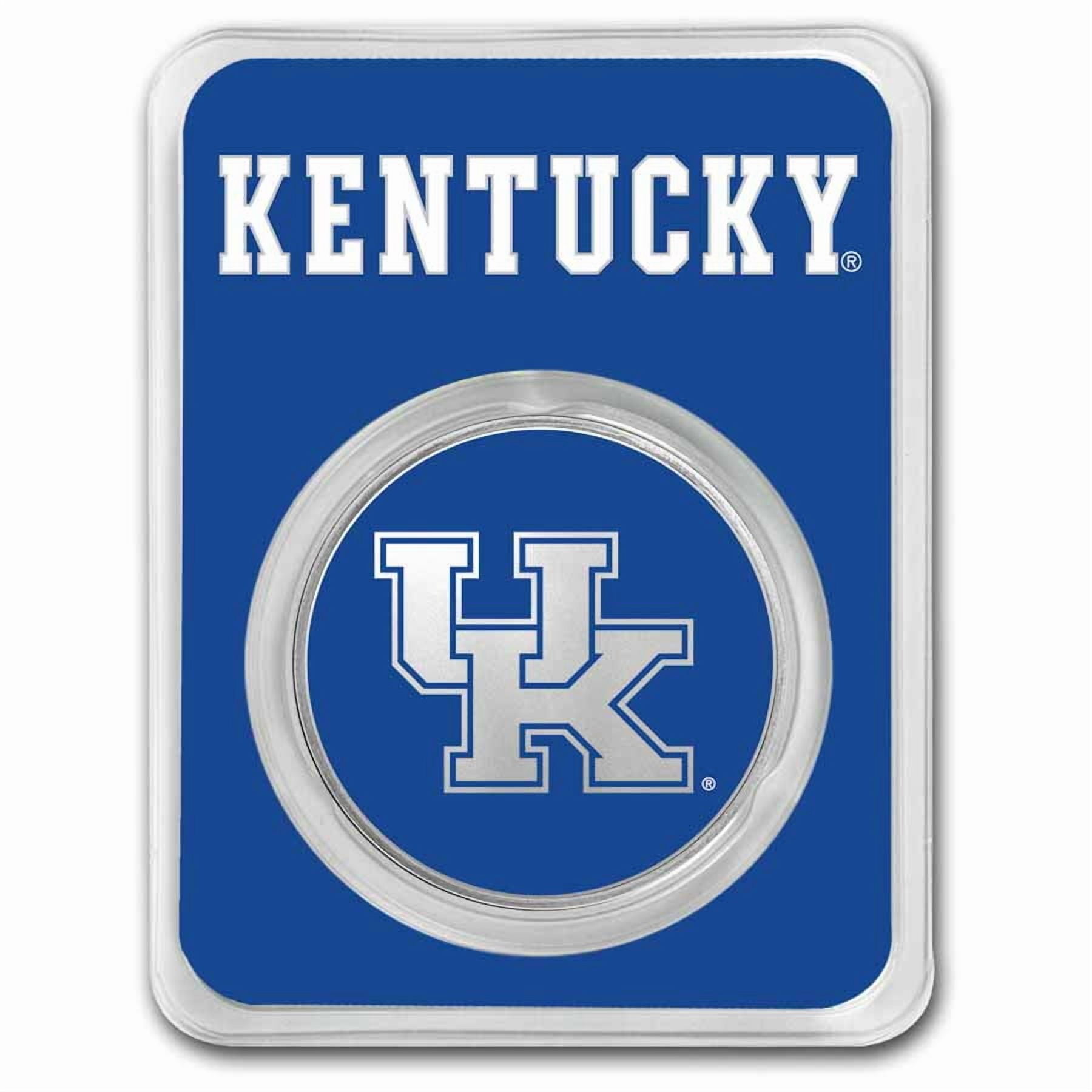 University of Kentucky 1 oz Silver Colorized Round (in TEP) - Walmart.com