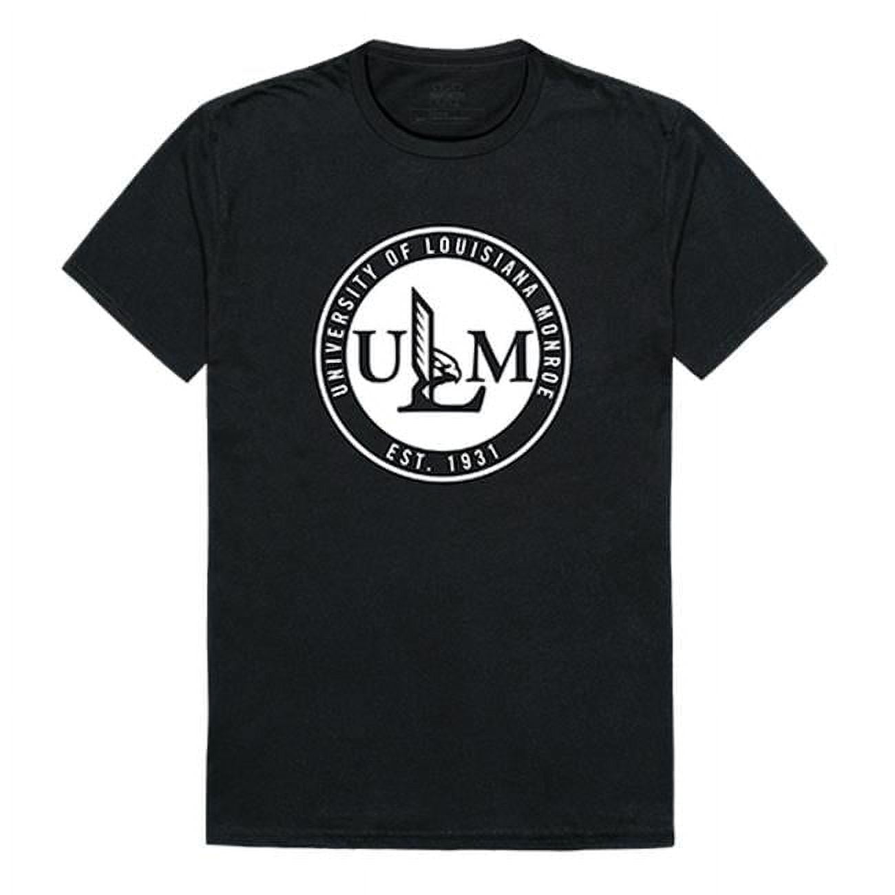 University of Louisiana Monroe Men Institutional T-Shirt, Black & White ...