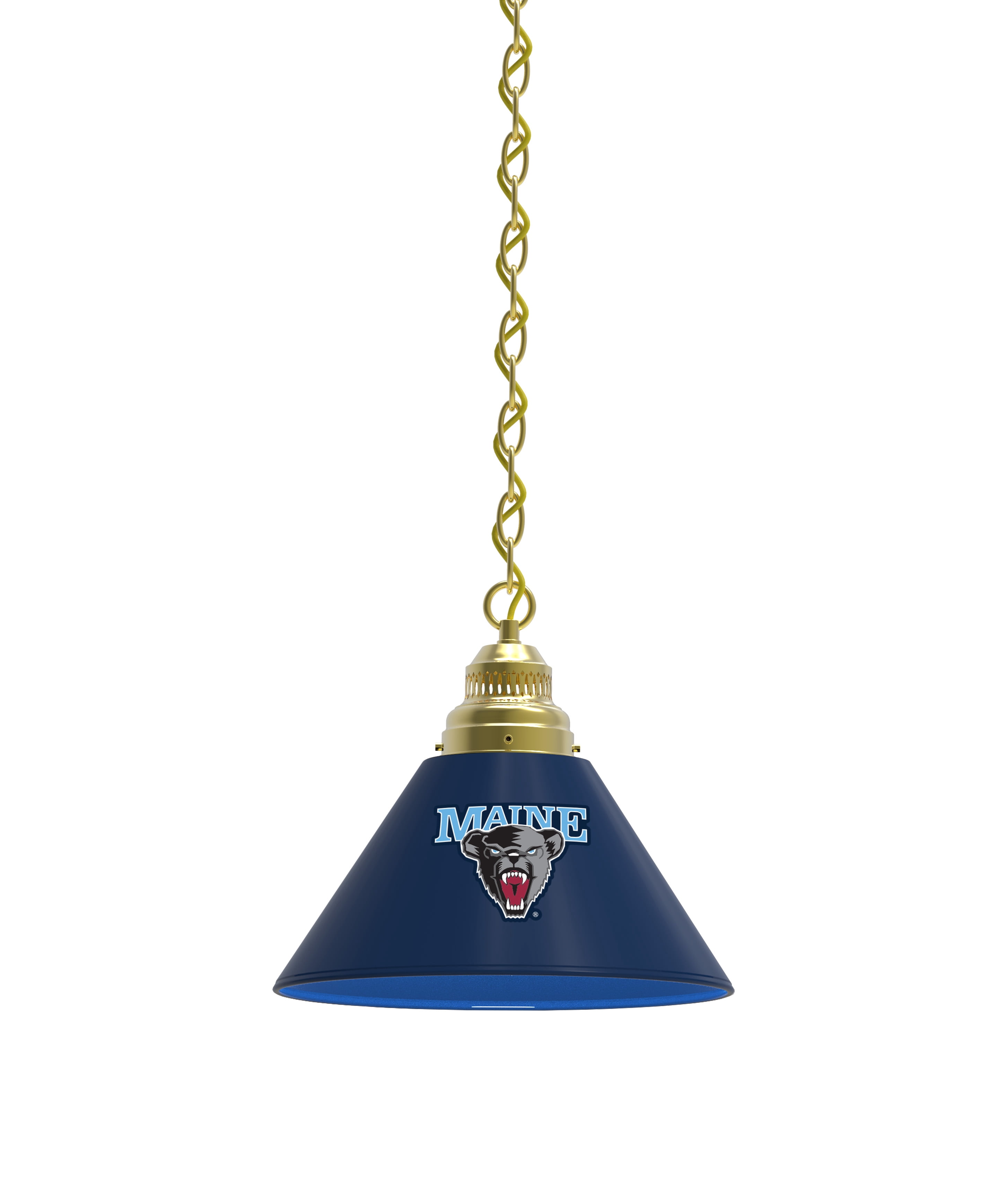 University of Maine Pendant Light with Brass Fixture - Walmart.com