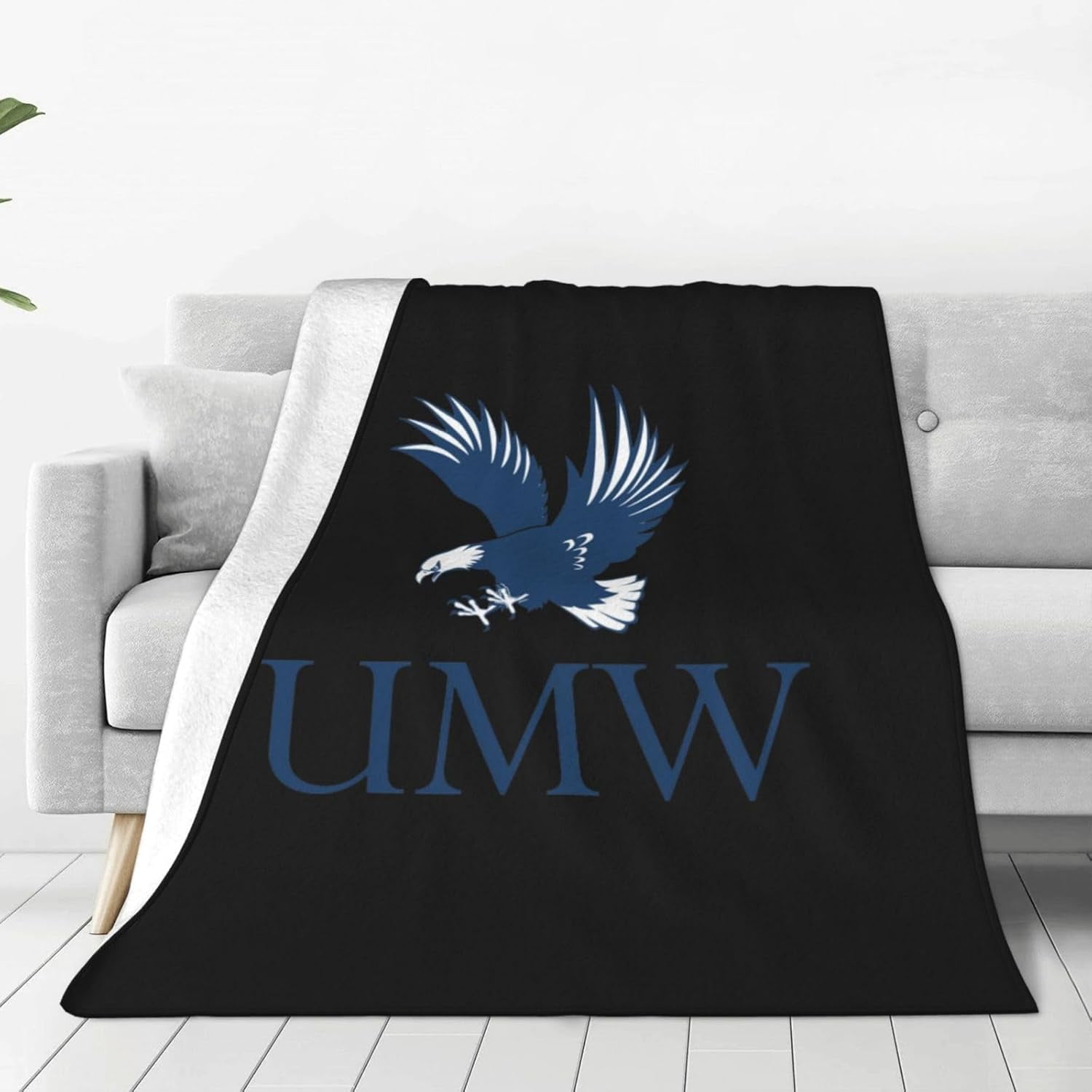 University of Mary Washington Logo Blanket Large Luxury Fleece Soft ...