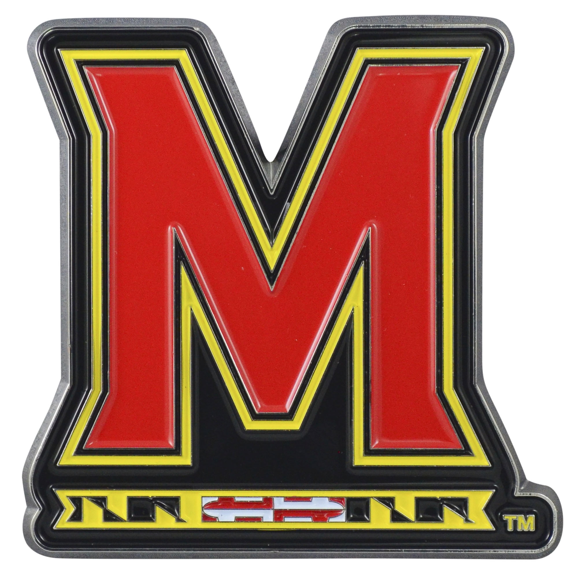 University of Maryland Color Emblem 3.1"x3.2" - Walmart.com