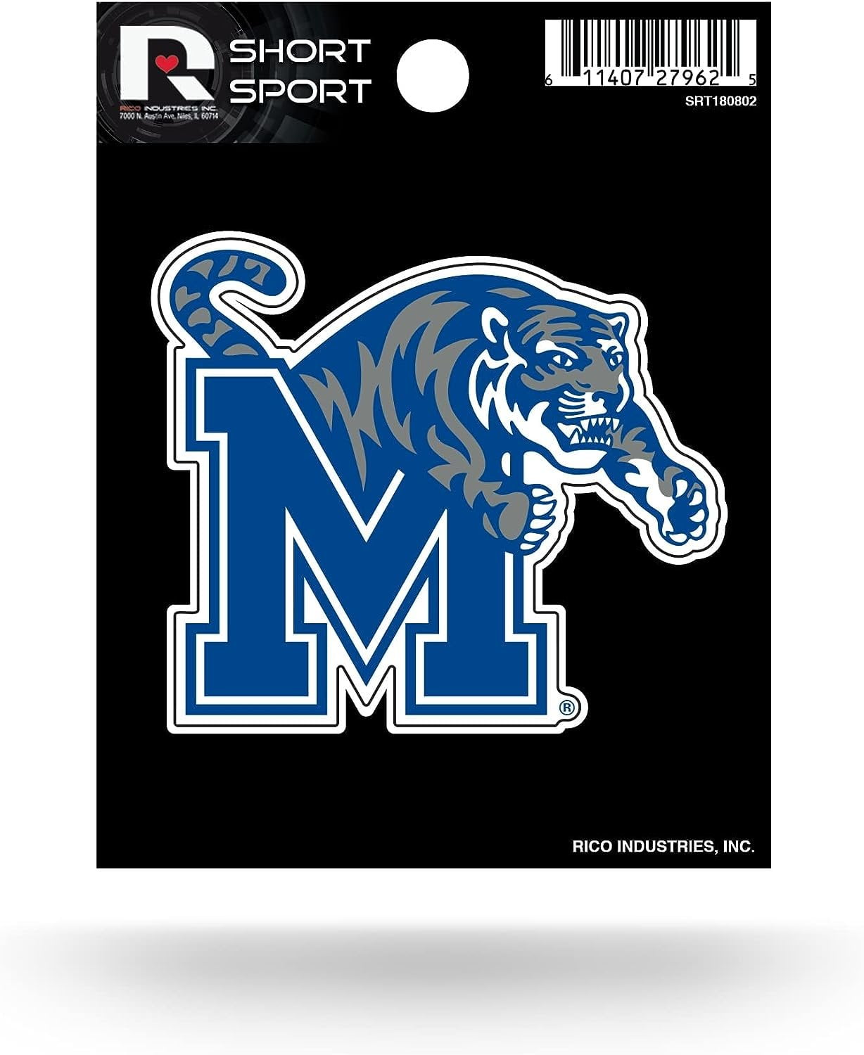 University of Memphis Tigers 3 Inch Die Cut Decal Sticker Full Adhesive ...