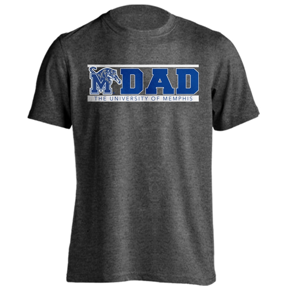 University of Memphis Tigers Dad Proud Parent Short Sleeve T-Shirt ...