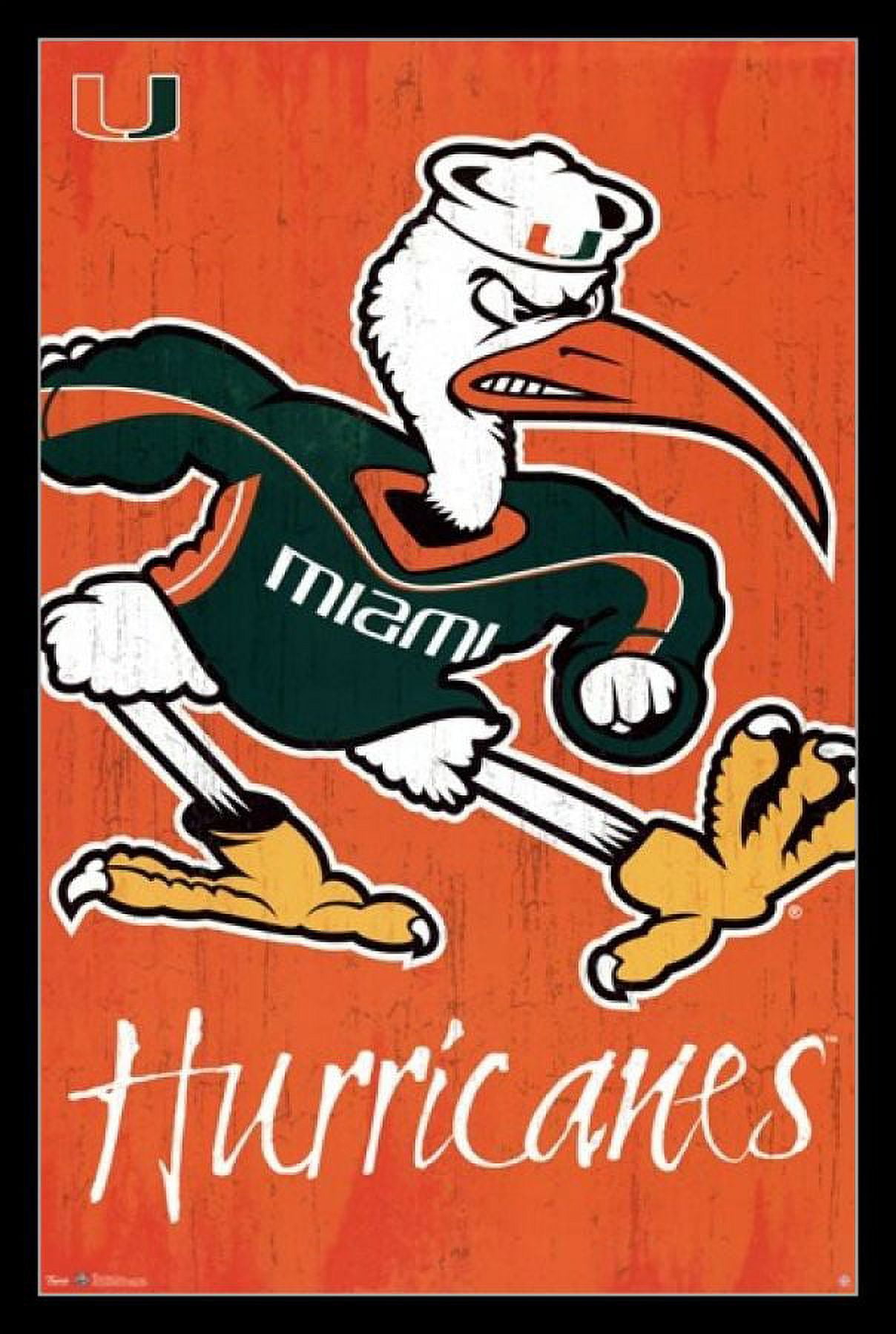 University of Miami - Logo 13 Laminated & Framed Poster Print (24 x 36 ...