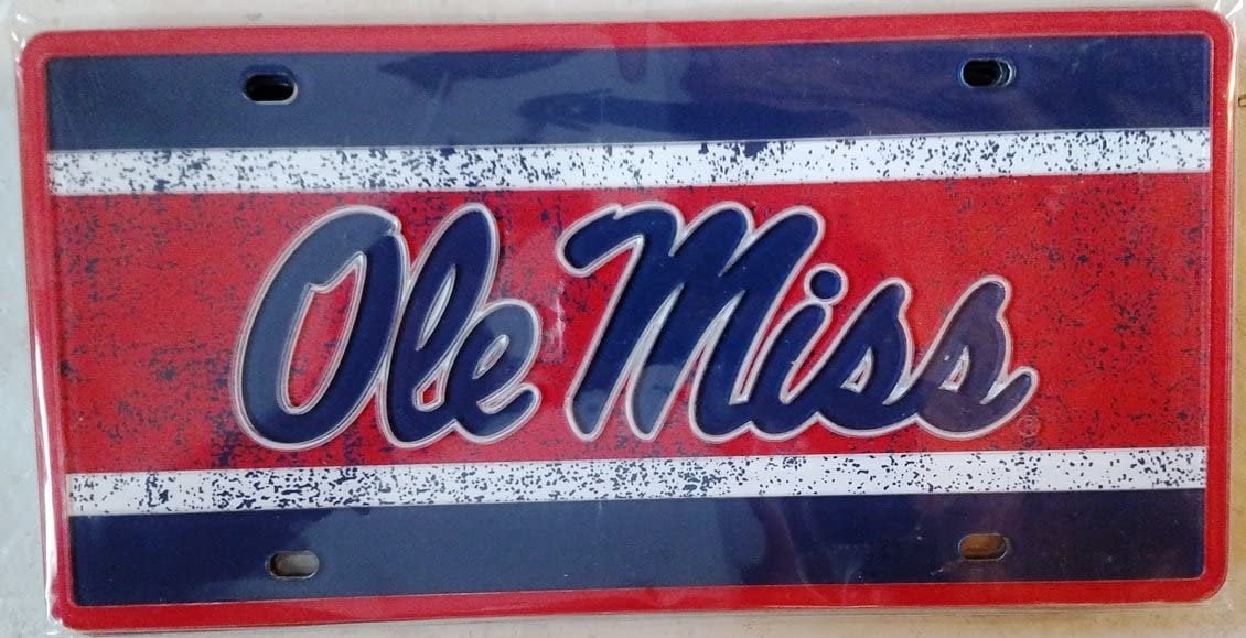 University of Mississippi Rebels Ole Miss Premium Laser Cut Tag License ...