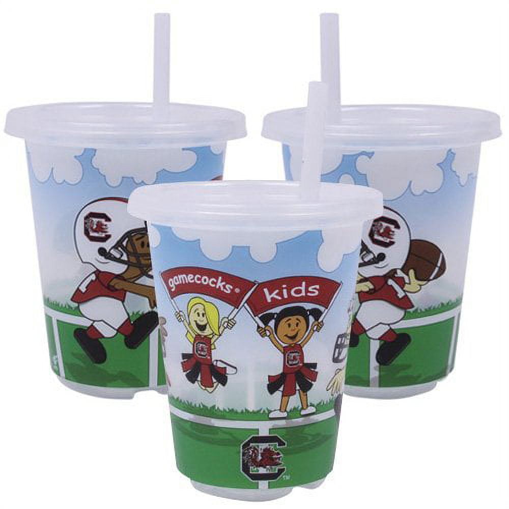 University of NCAA South Carolina Set of 3 - 10 oz Sip n Go Plastic ...