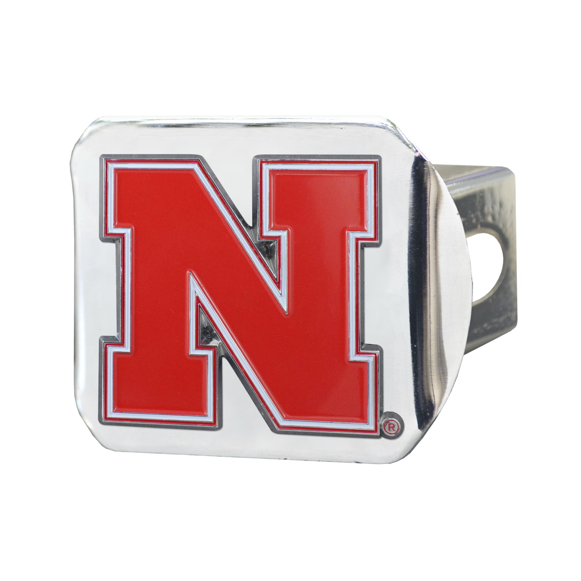 University of Nebraska Color Hitch 3.4x4 - Hitch Cover - Fits 2 Hitches ...