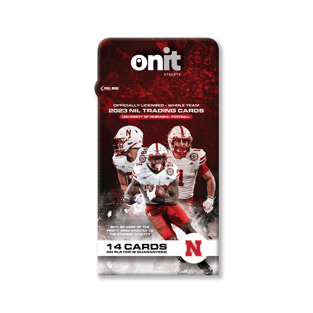 University of Nebraska® NIL Football - 2023 Trading Cards - Single Pack ...