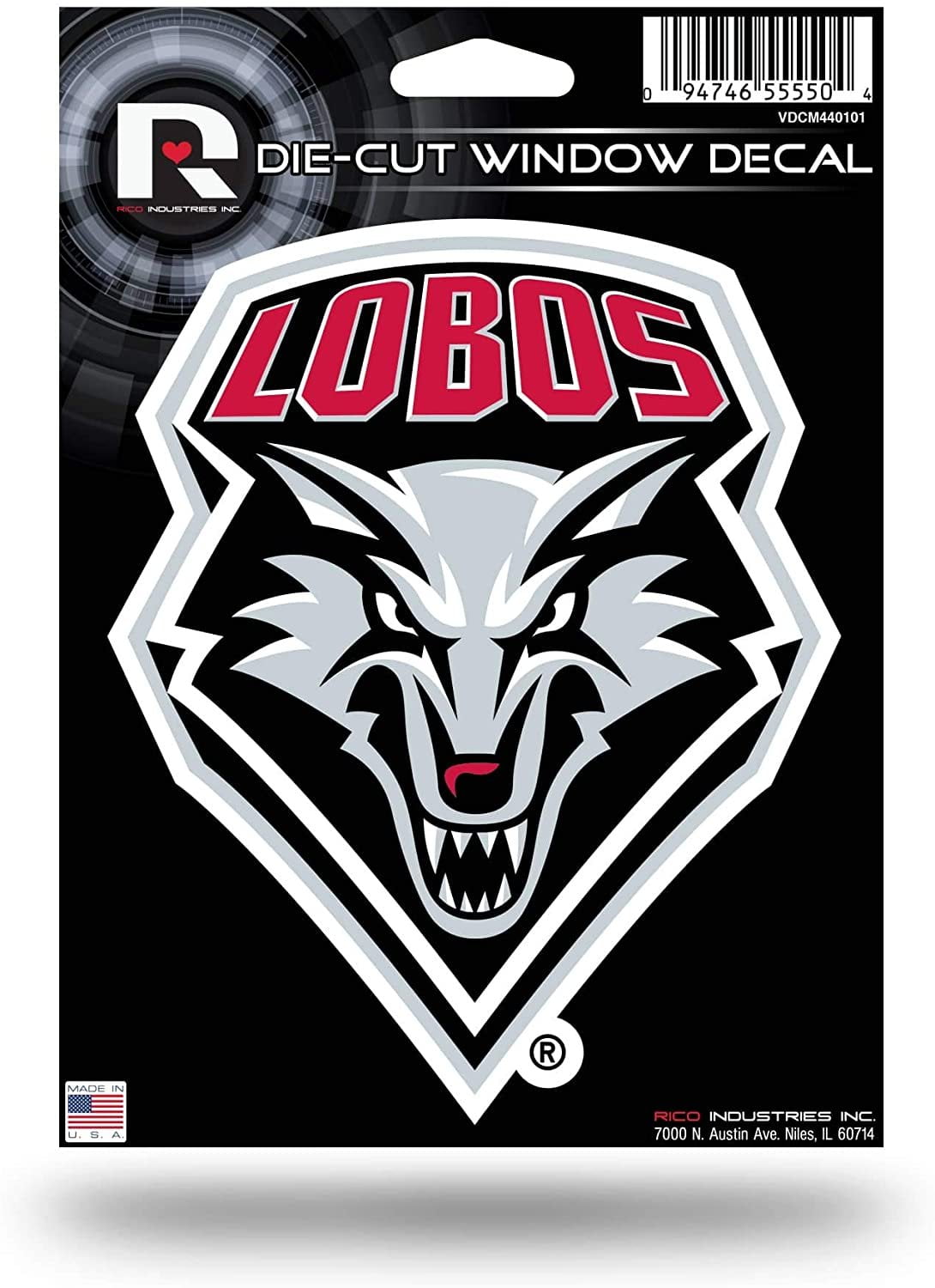 University of New Mexico Lobos 5 Inch Die Cut Flat Vinyl Decal Sticker ...