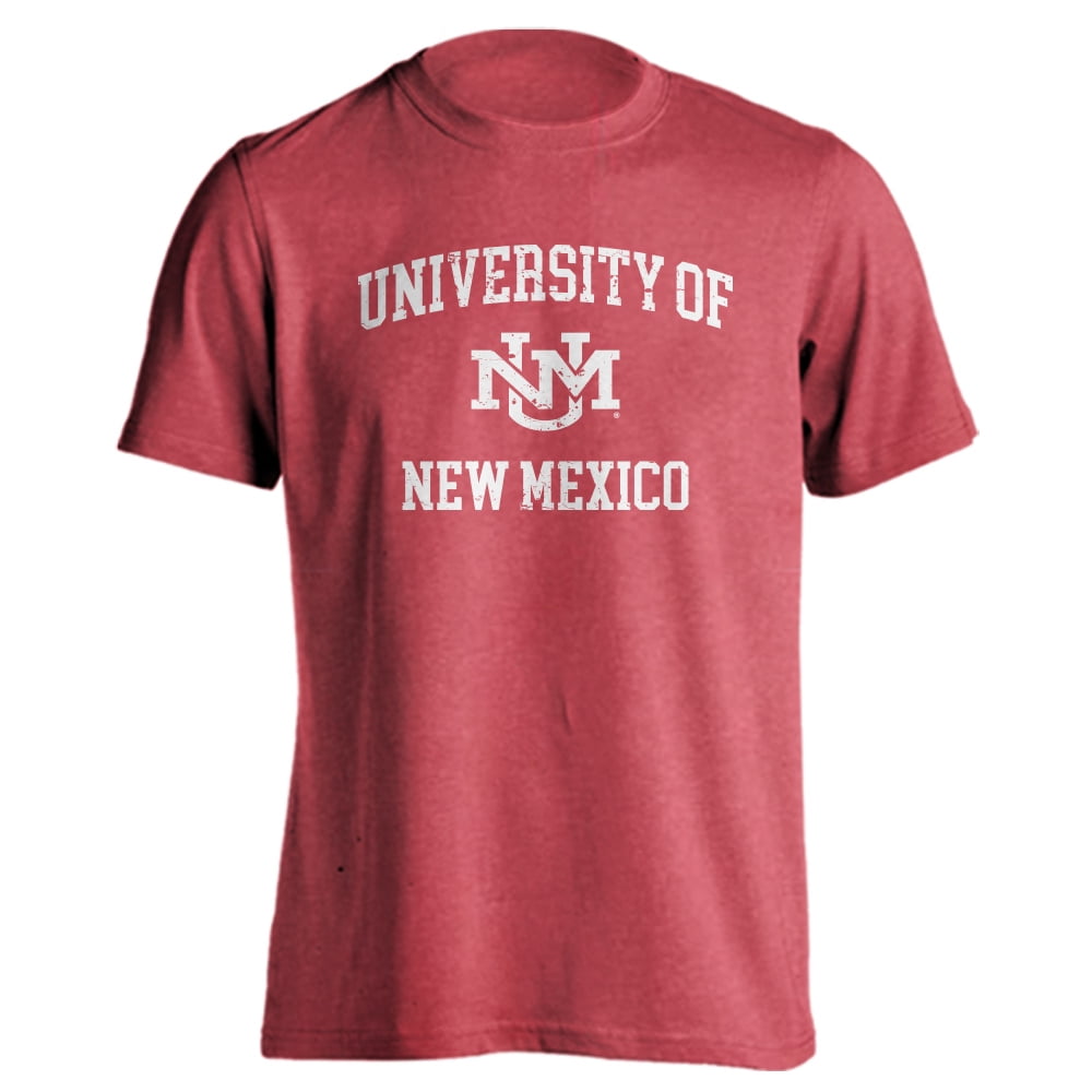 University of New Mexico Lobos UNM Distressed Retro Short Sleeve T ...