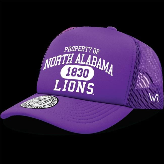 University of North Alabama Lions Property College Cap Hat - Purple ...