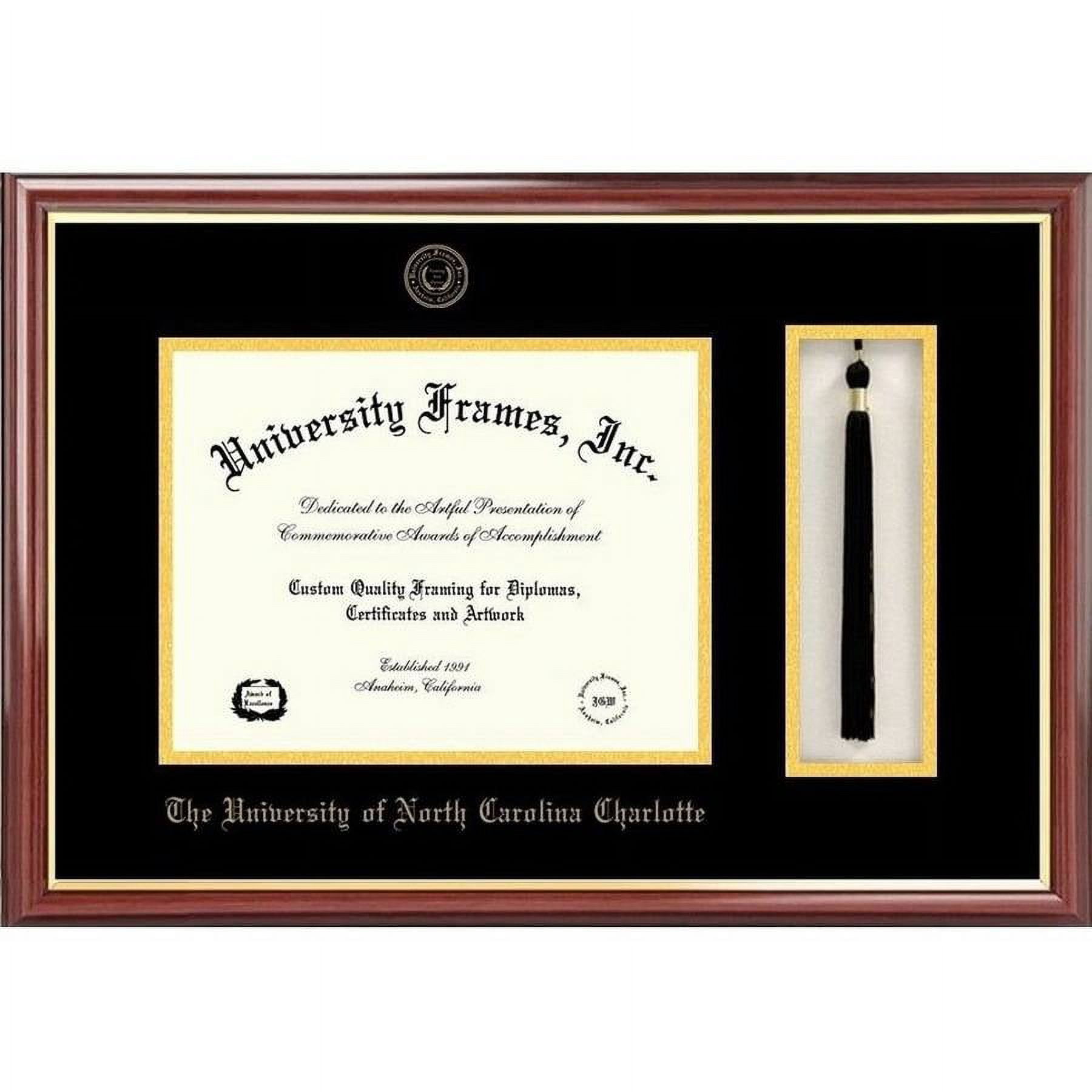 Free Shipping! Campus Images UNC Charlotte Diploma Frame with Tassel ...