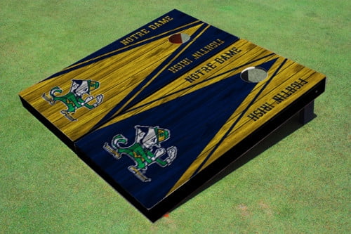 University of Notre Dame "Fighting Irish" Alternating Wood Look ...