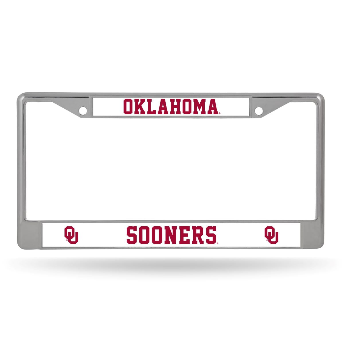 Oklahoma-Sooner's - 12" x 6" Standard Size - Chrome Metal License Plate ...