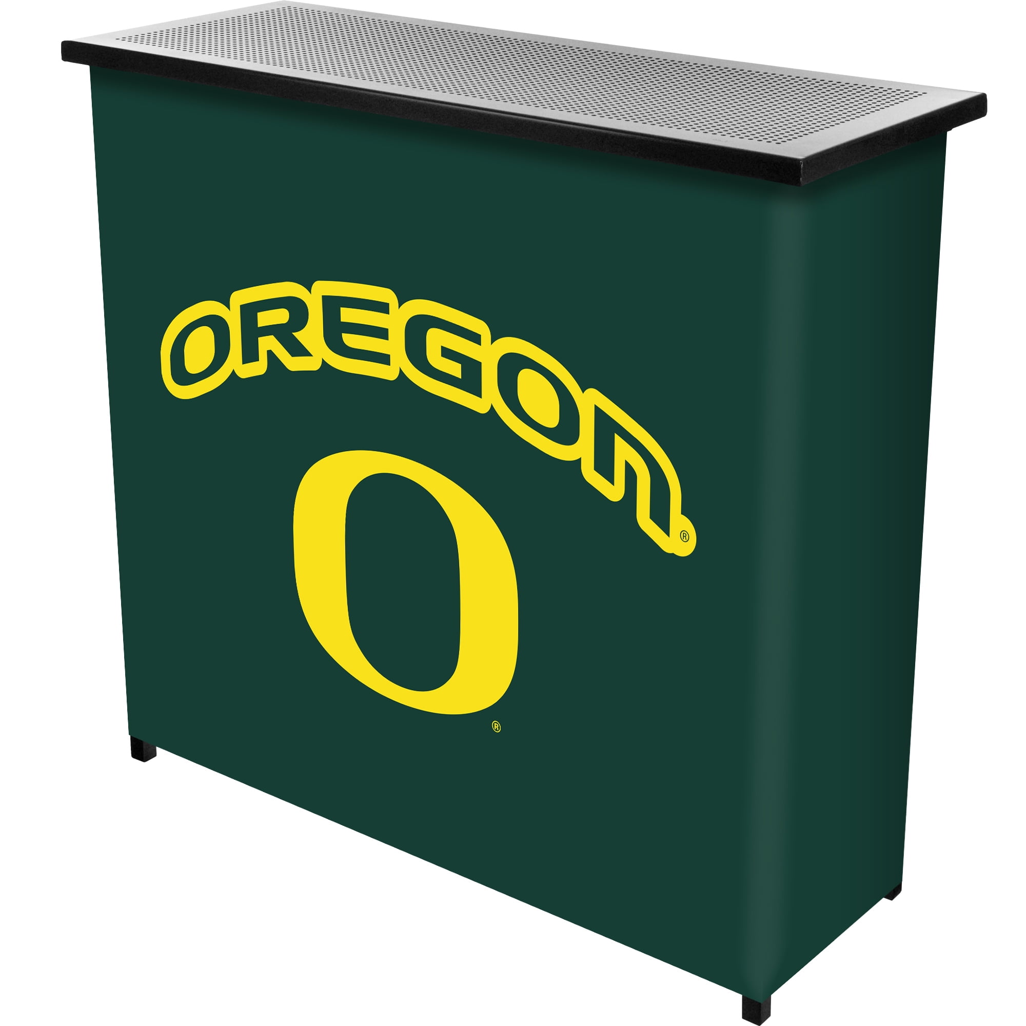 University of Oregon Indoor or Outdoor Portable Bar with 2 Shelves ...