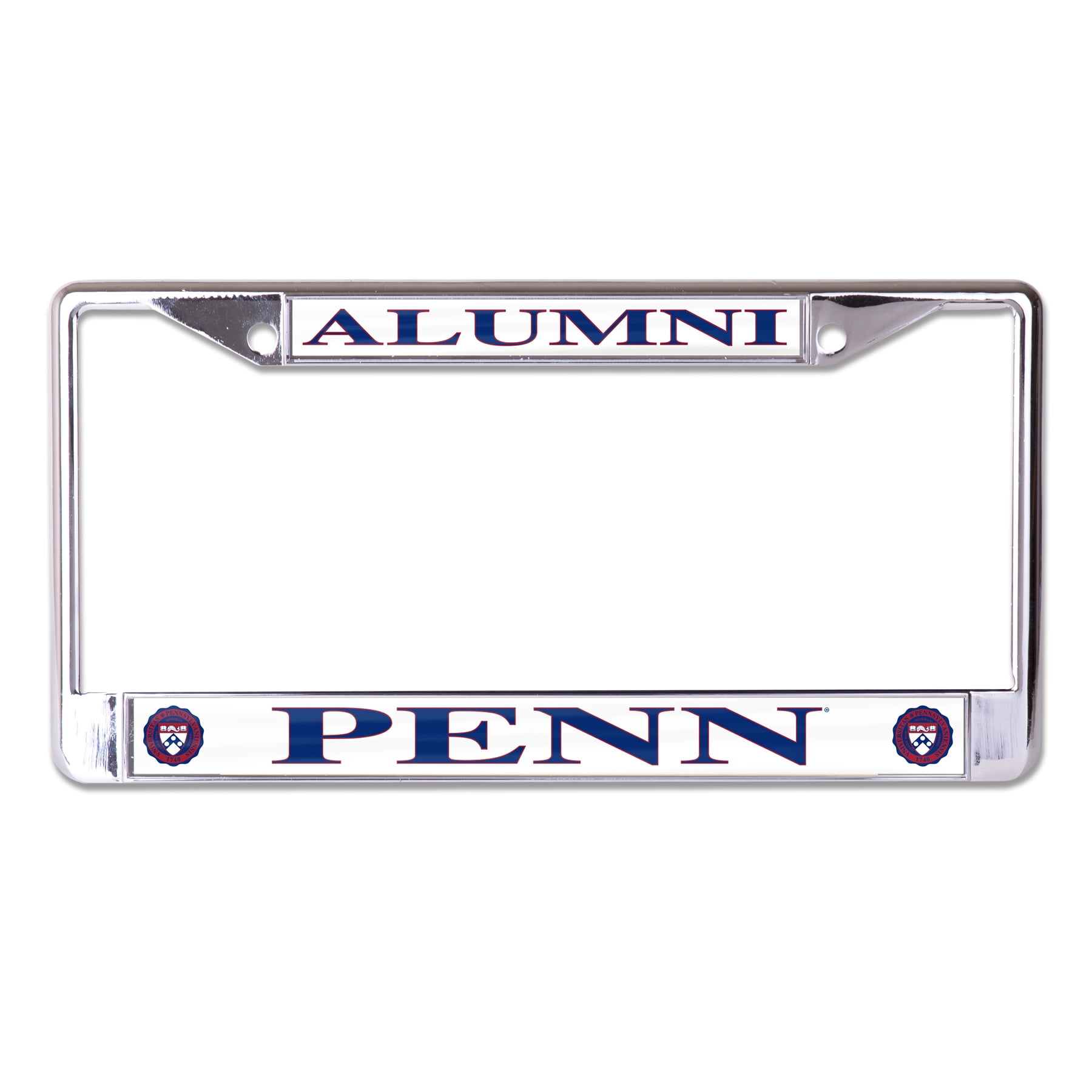 University of Pennsylvania Alumni on White Background Metal License ...