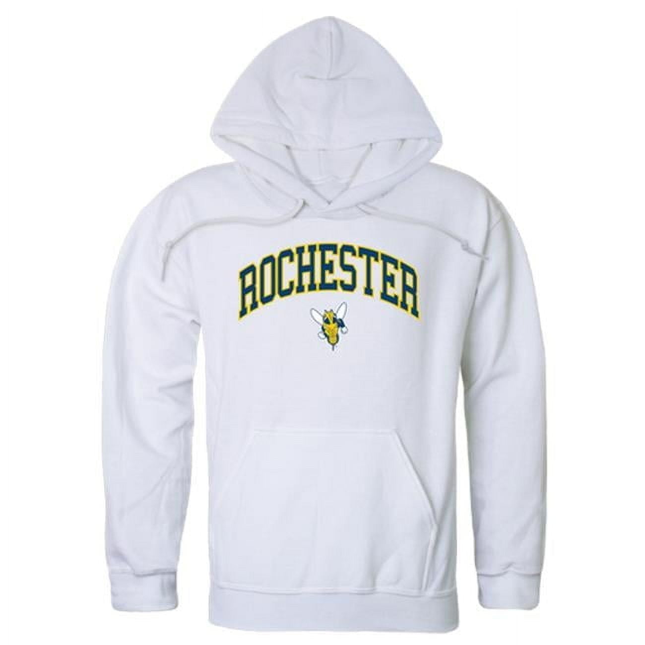 University of Rochester Men Campus Hoodie - White - Extra Large ...