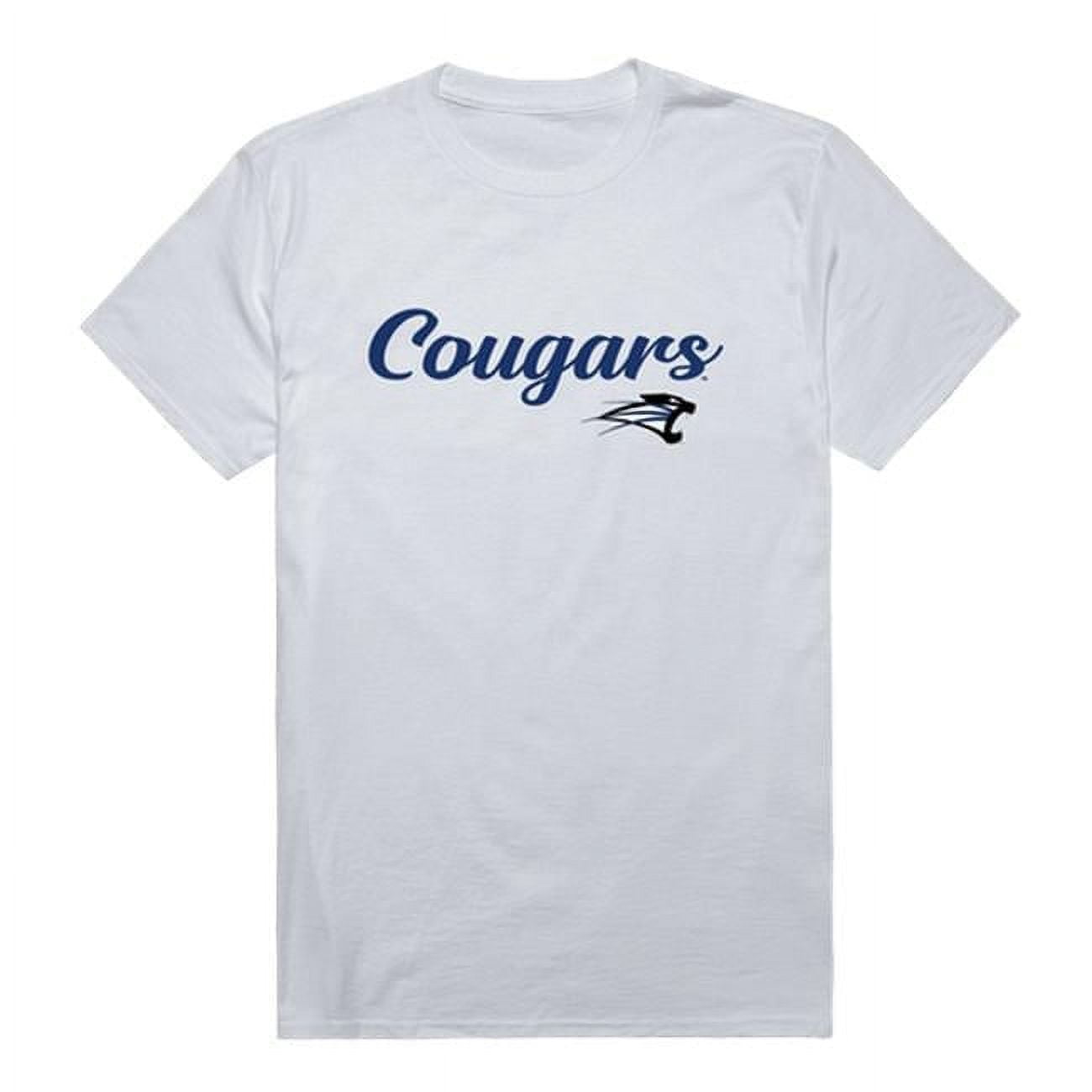 University of Saint Francis Cougars Script T-Shirt, White - Extra Large ...