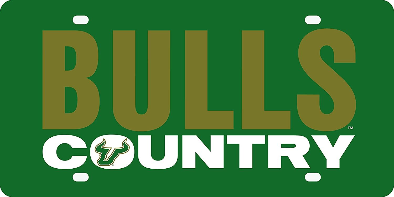 University of South Florida Bulls USF Premium Laser Cut Tag License ...