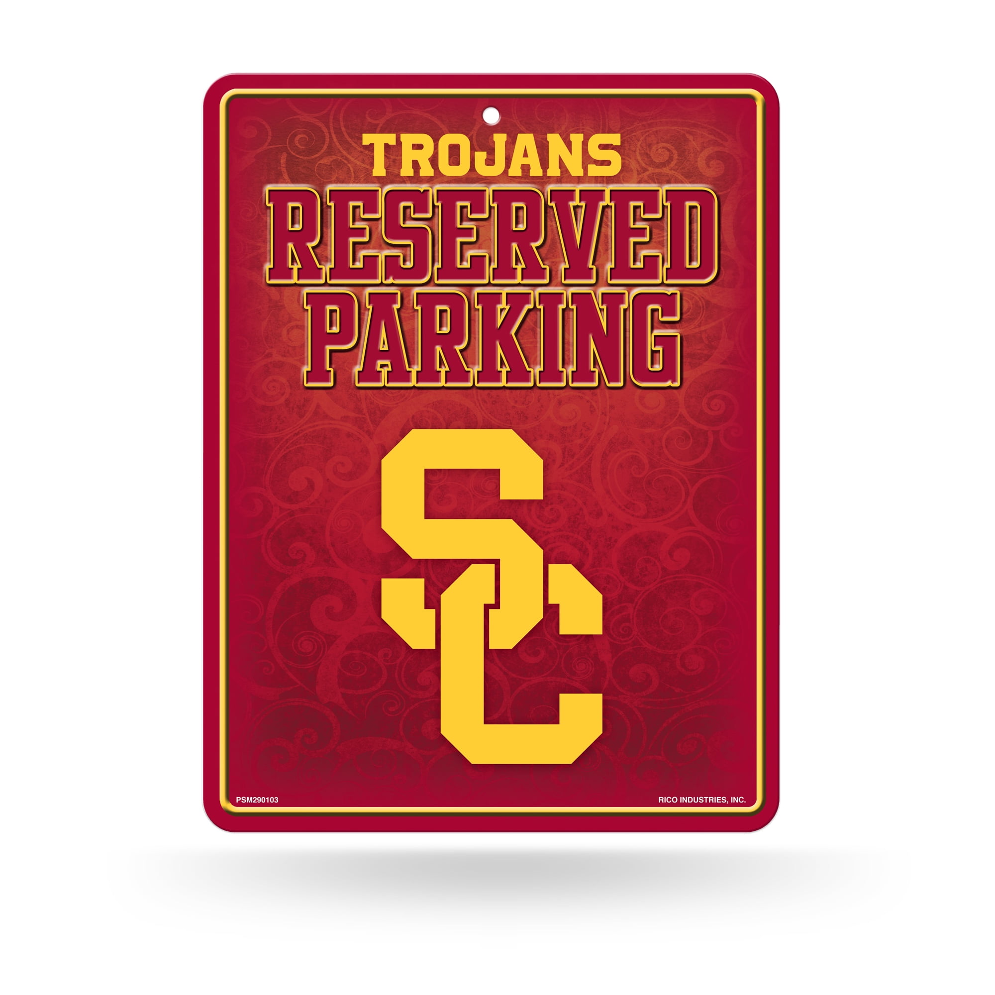 University of Southern California USC Trojans 8-inch by 11-inch Metal ...