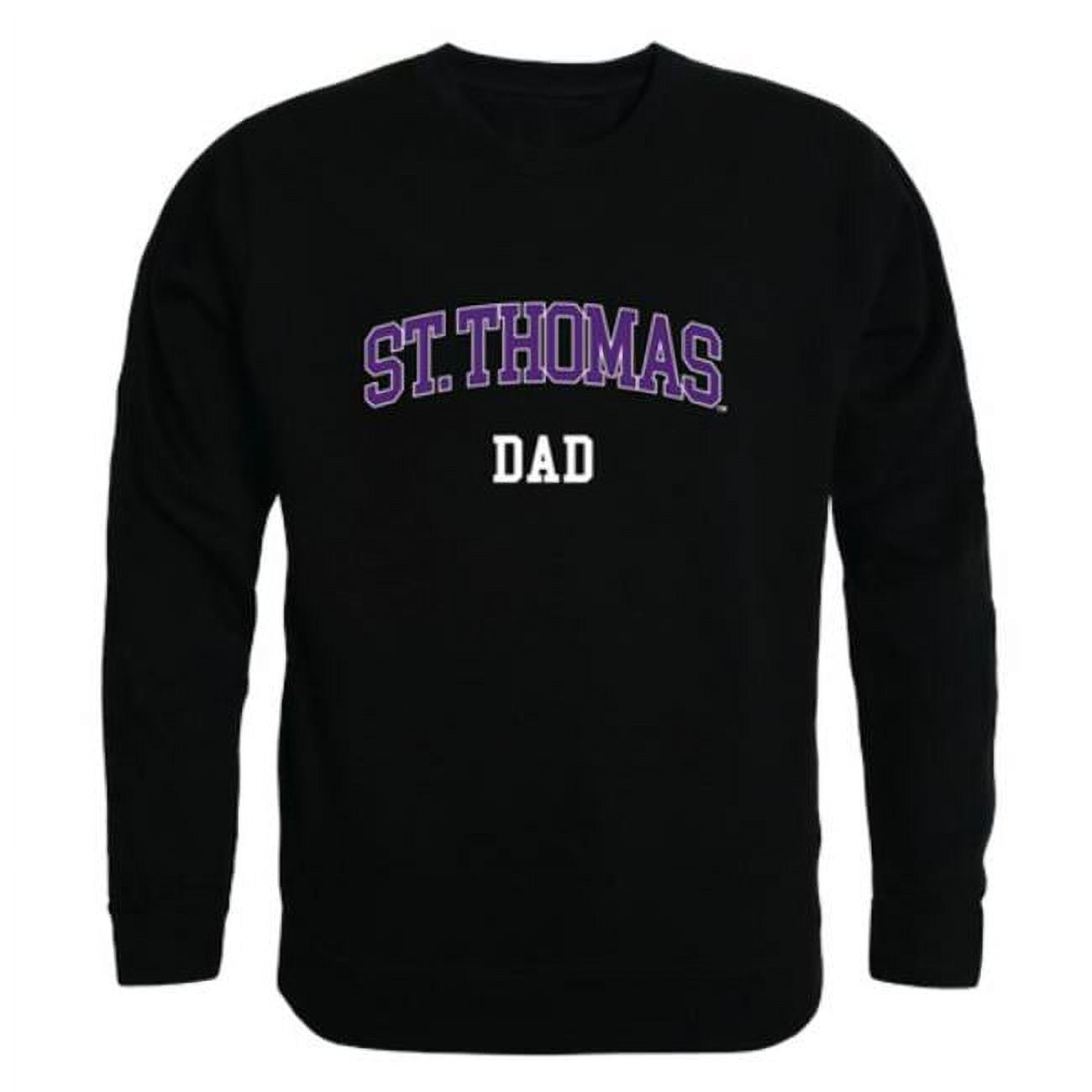 University of St. Thomas Tommies Dad Crewneck Sweatshirt, Black - Extra ...