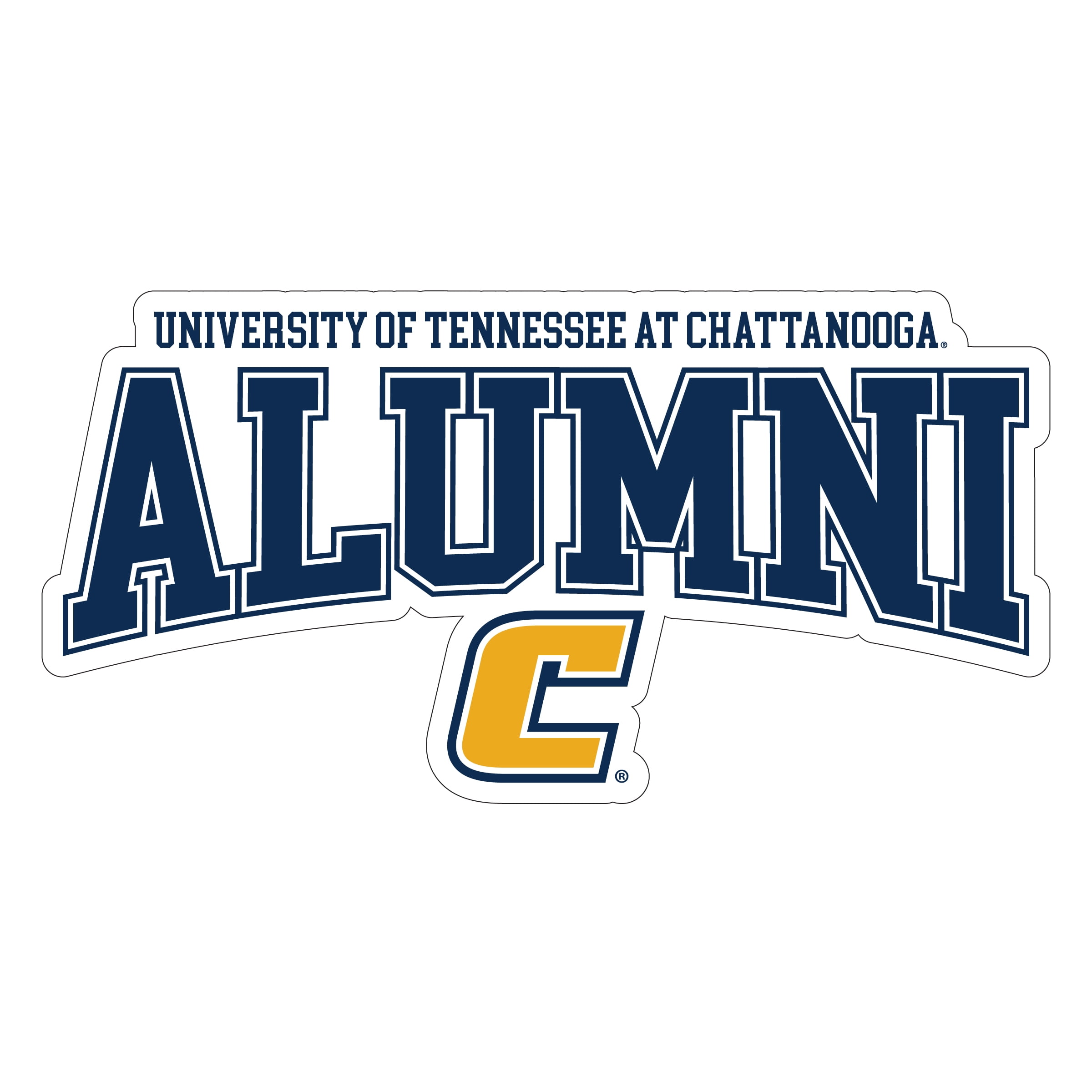 University of Tennessee at Chattanooga Laser Cut Alumni Vinyl Sticker ...