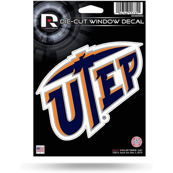 University of Texas El Paso Miners UTEP 5 Inch Die Cut Flat Vinyl Decal ...
