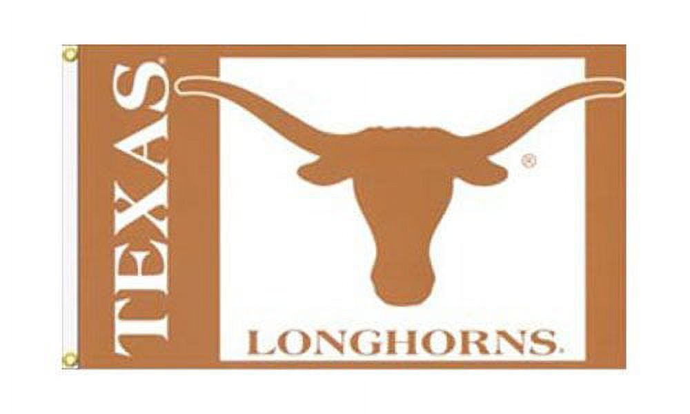 University of Texas (White Background) - 3' x 5' NCAA Polyester Flag ...